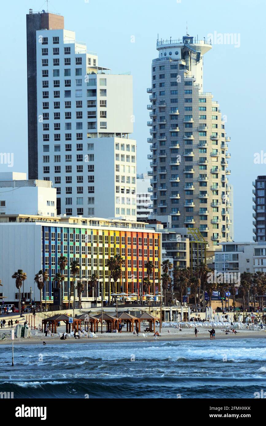 Frishman beach tel aviv hi-res stock photography and images - Alamy