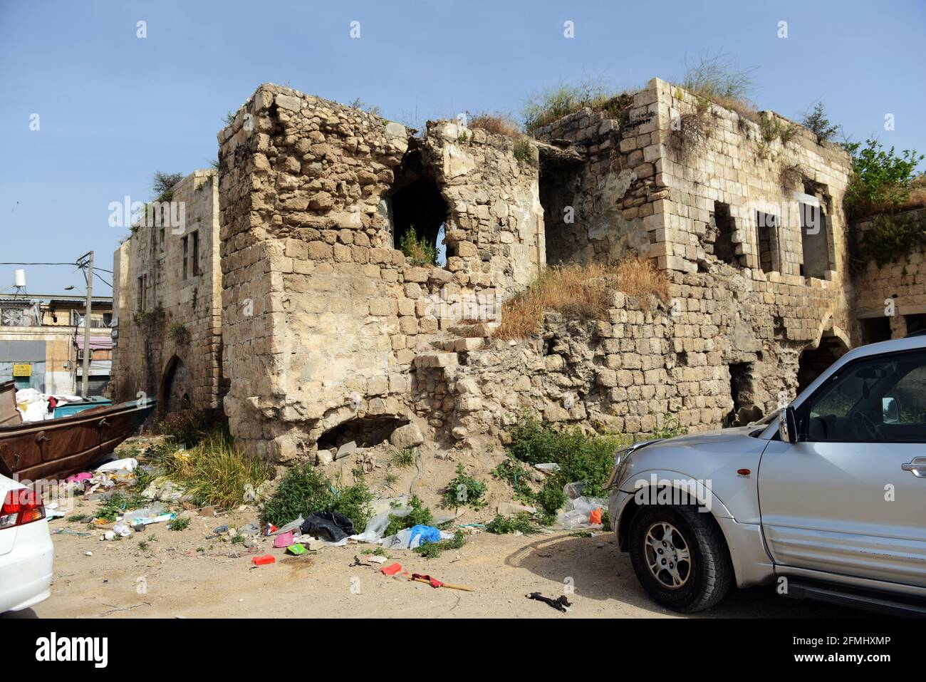 Ruins of old buildings in Ramla, Israel Stock Photo - Alamy