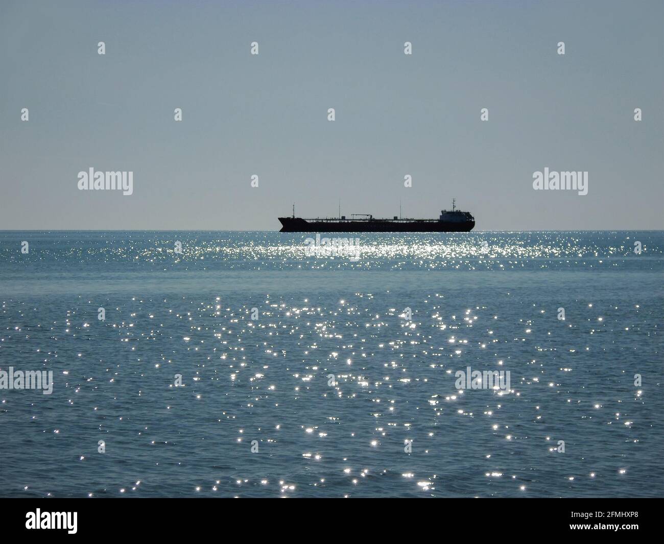 Tanker silhouette hi-res stock photography and images - Alamy