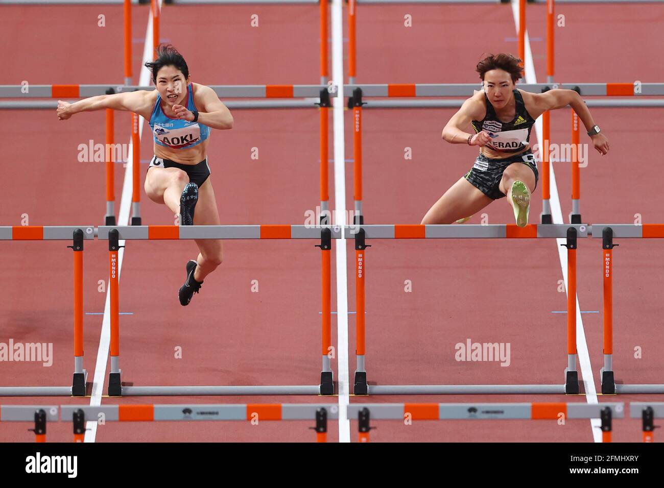 Tokyo, Japan. 9th May, 2021. (L-R) Masumi Aoki, Asuka Terada Athletics ...
