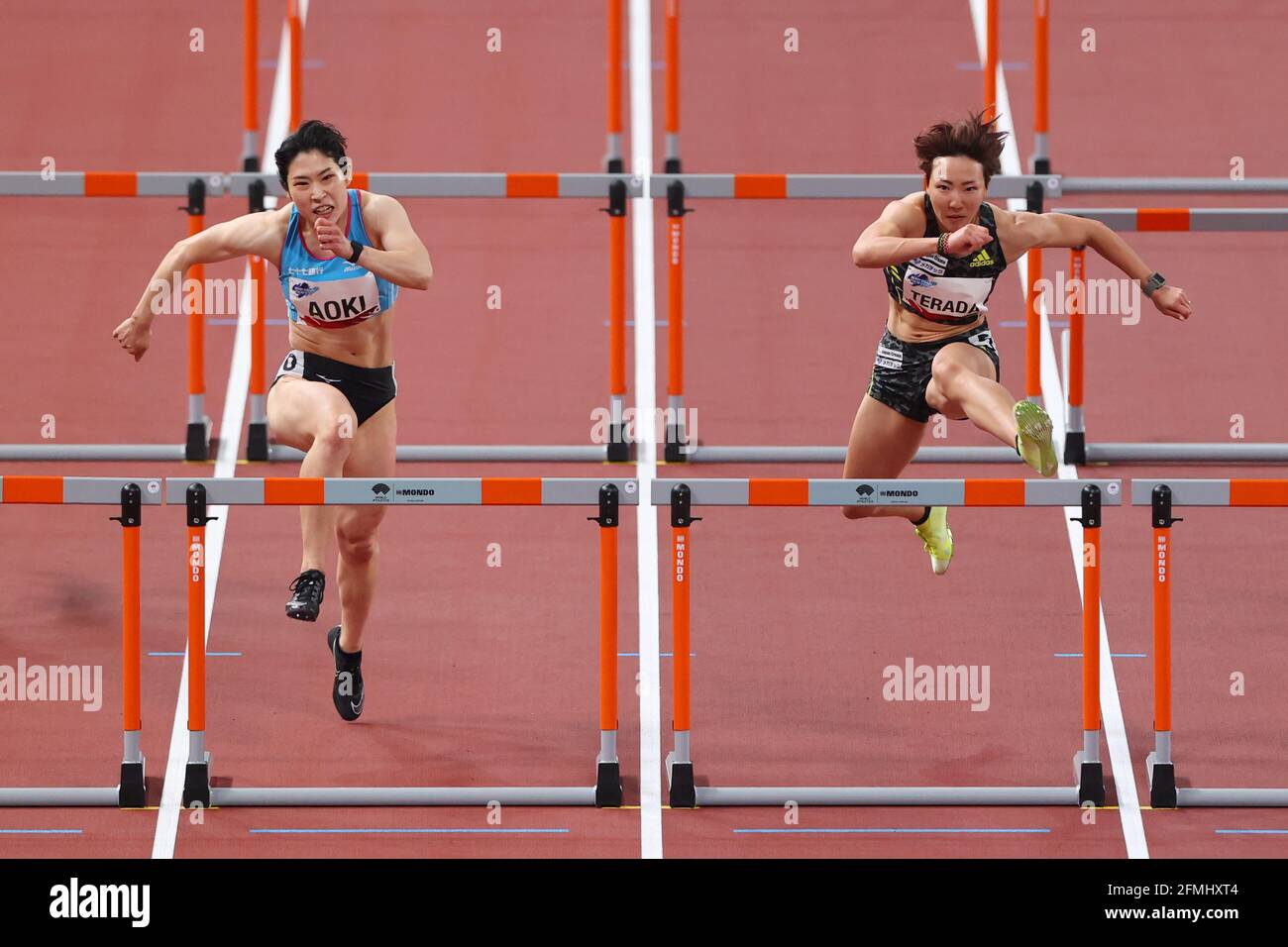 Tokyo, Japan. 9th May, 2021. (L-R) Masumi Aoki, Asuka Terada Athletics ...