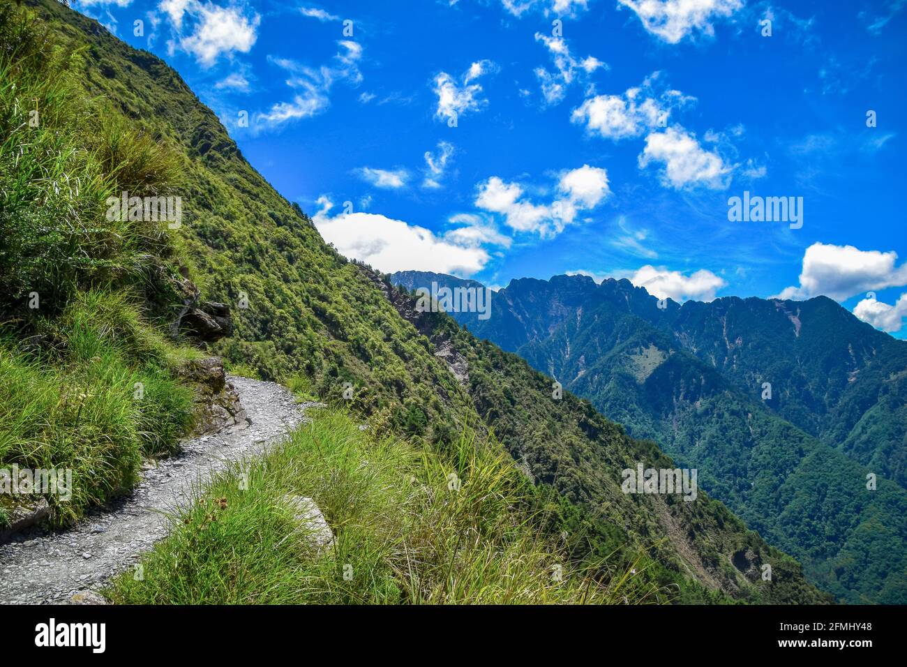 The Highest Mountain on Taiwan Island - Mt.Jade Mountain Landscape ...