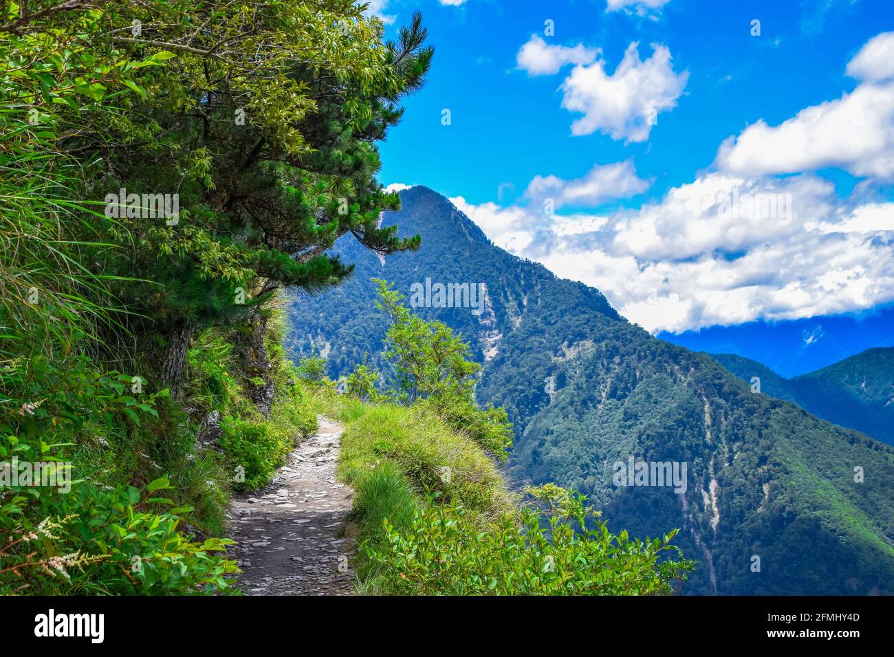 The Highest Mountain on Taiwan Island - Mt.Jade Mountain Landscape ...
