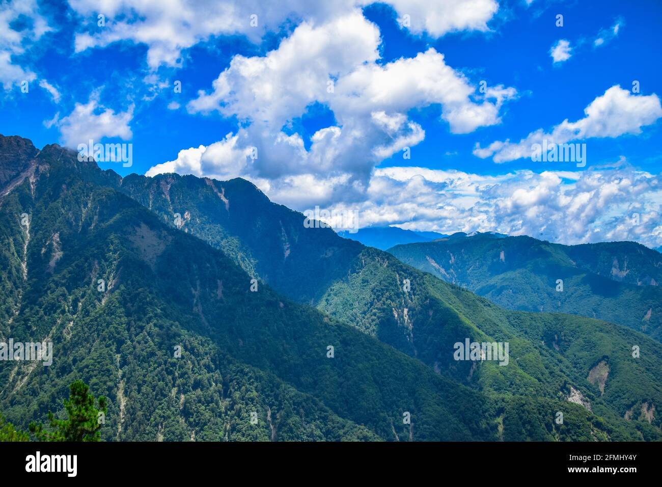 The Highest Mountain on Taiwan Island - Mt.Jade Mountain Landscape ...