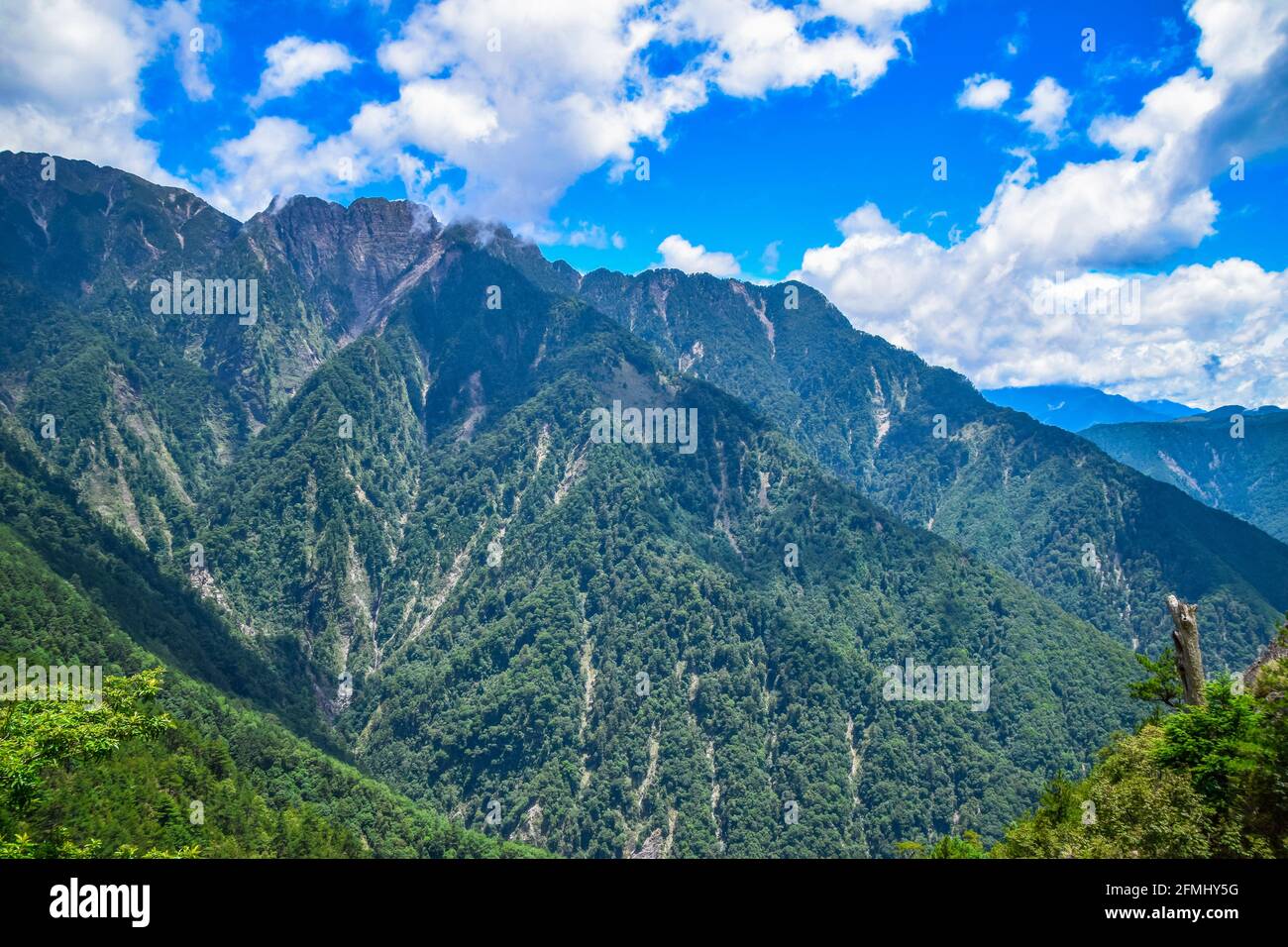 The Highest Mountain on Taiwan Island - Mt.Jade Mountain Landscape ...
