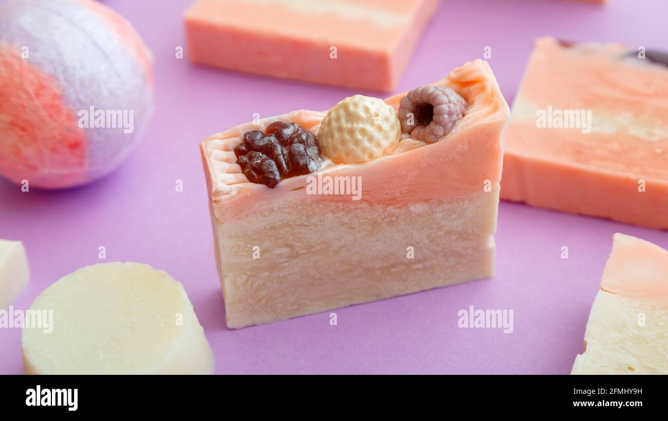Handmade soap block hi-res stock photography and images - Alamy