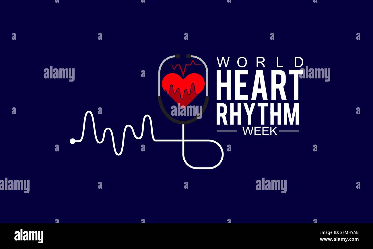World Heart Rhythm Week Awareness Concept Observed on June Every Year ...