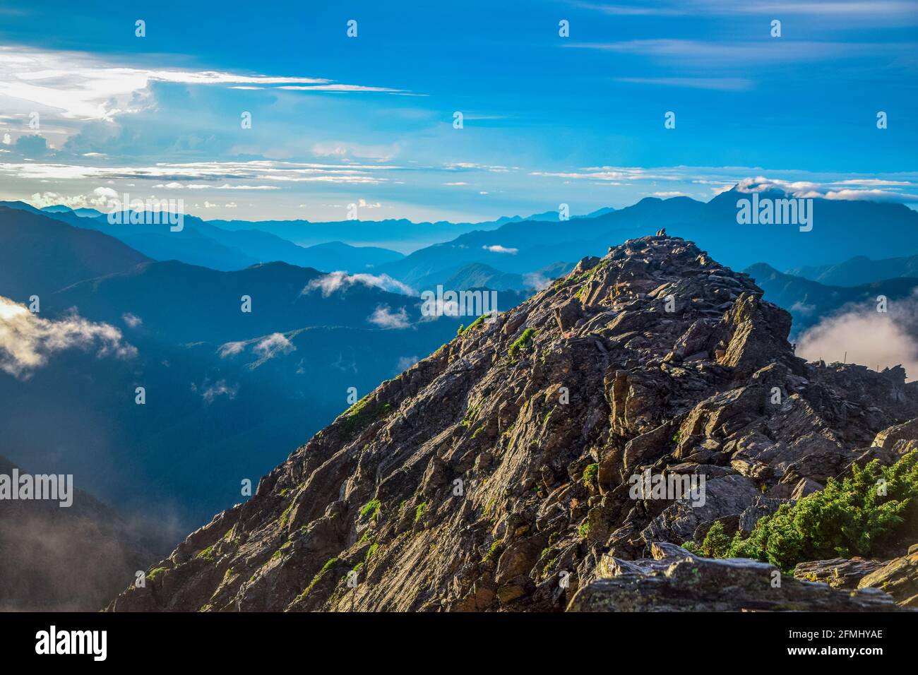 The Highest Mountain on Taiwan Island - Mt.Jade Mountain Landscape ...