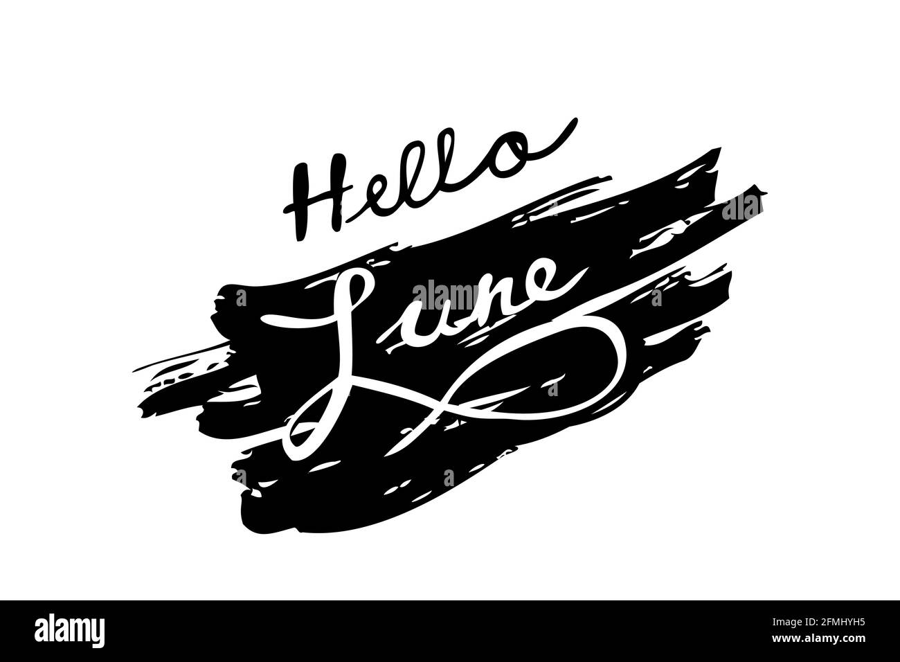 June vector vectors Black and White Stock Photos & Images - Alamy