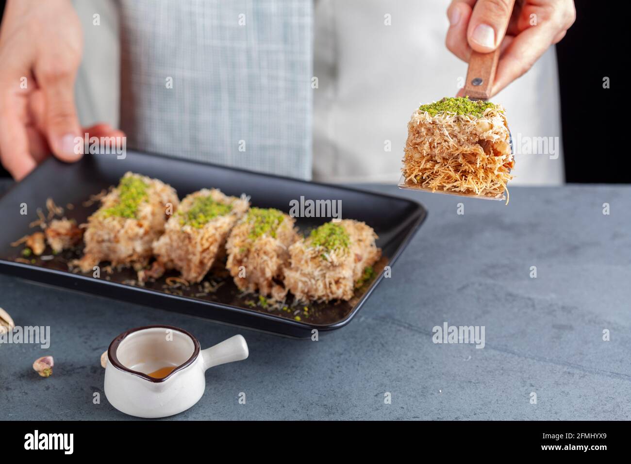 Shredded phyllo dough hi-res stock photography and images - Alamy