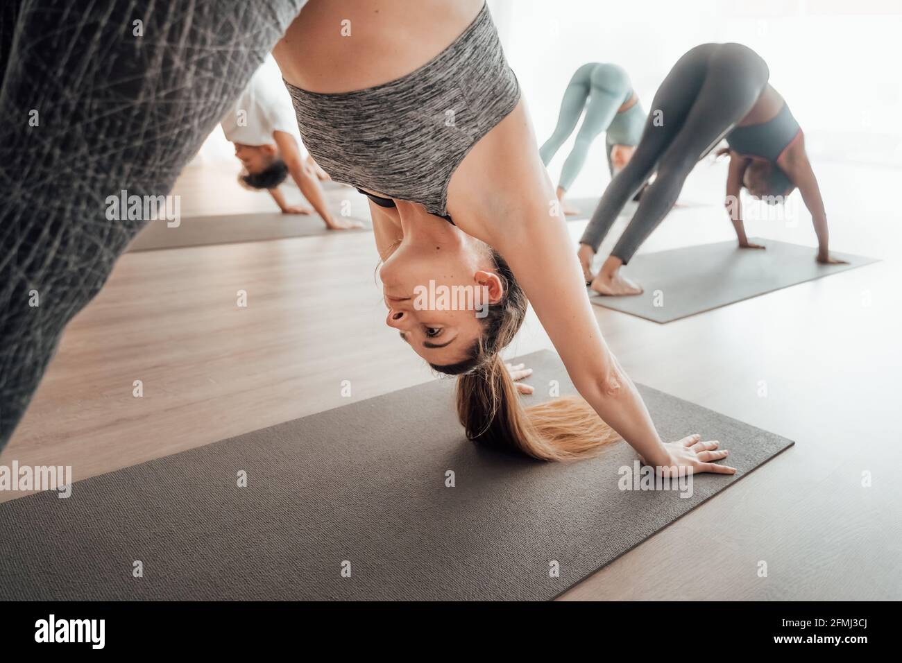 Group people standing in downward hi-res stock photography and images ...