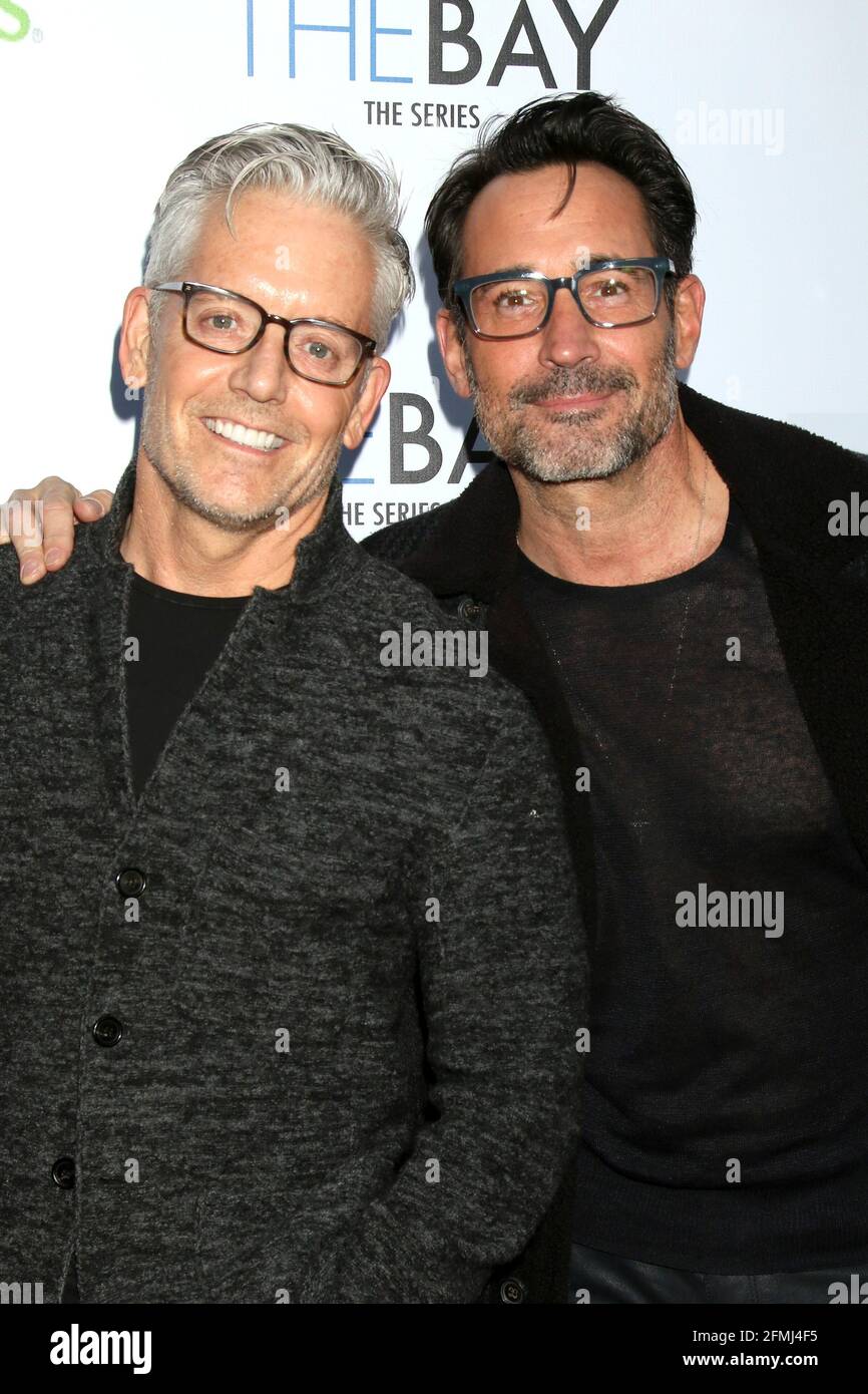LOS ANGELES - MAY 8: John Stewart and Gregory Zarian at the The Bay's ...