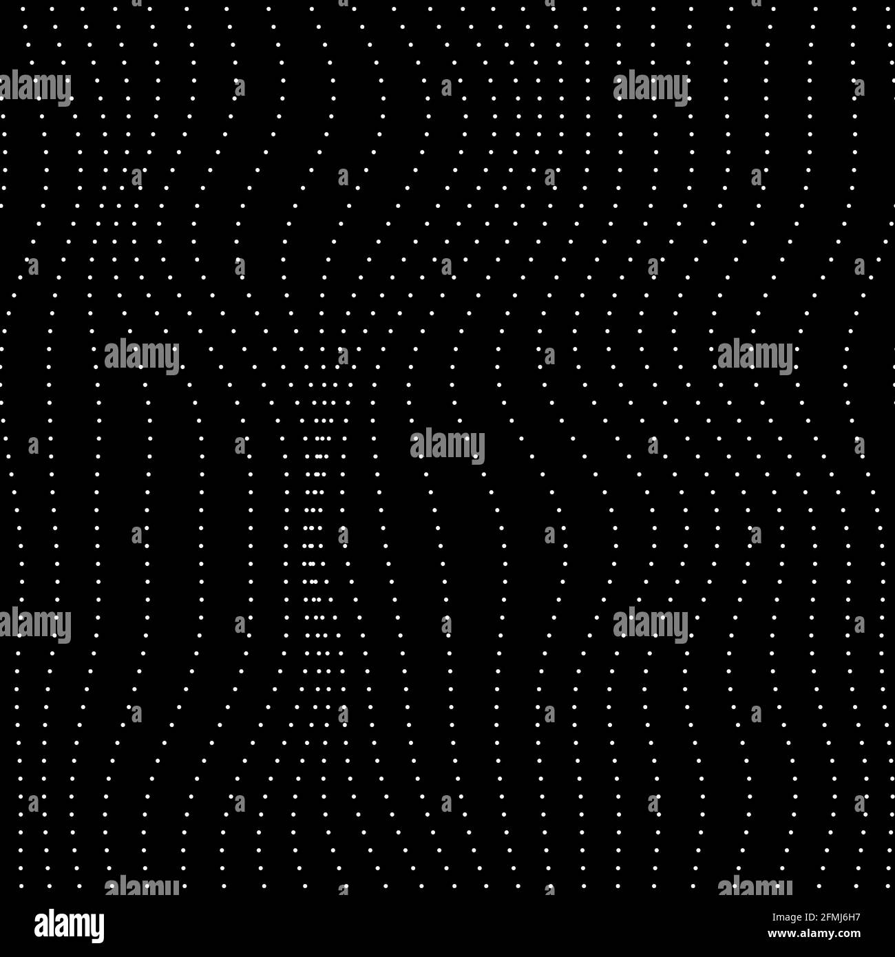 Seamless wavy array of dots pattern for print or digital use Stock ...