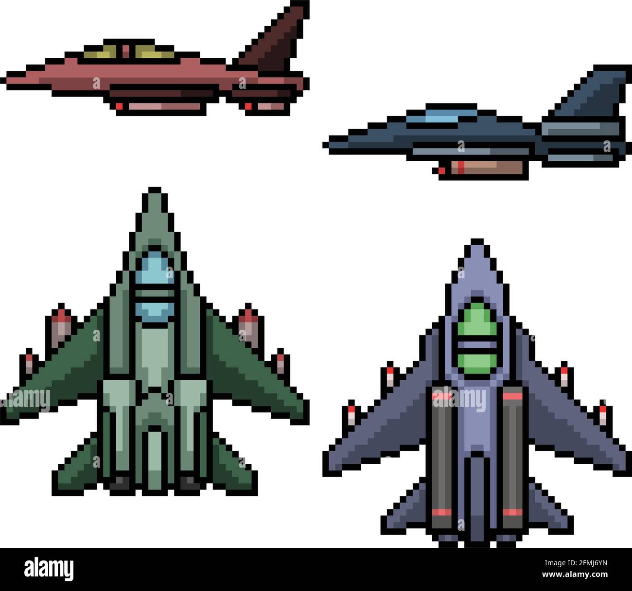 Plane side view Stock Vector Images - Alamy