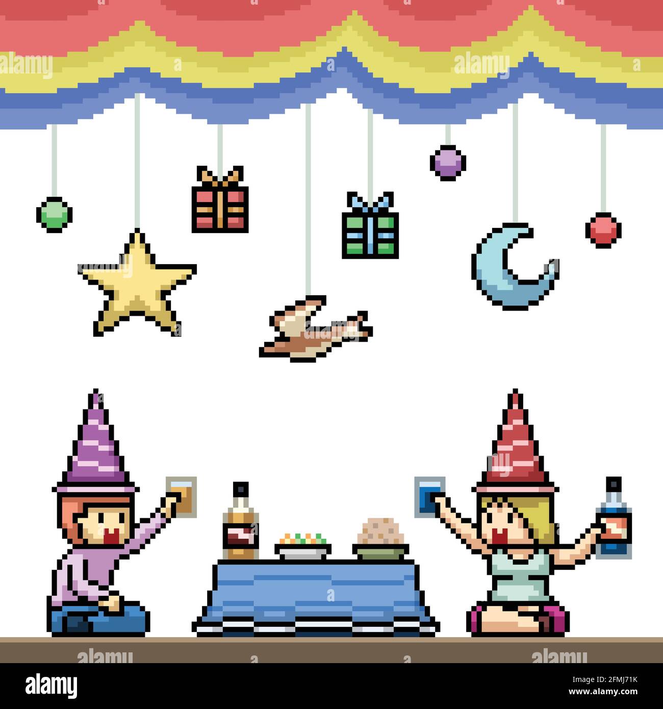 Birthday party floor Stock Vector Images - Alamy