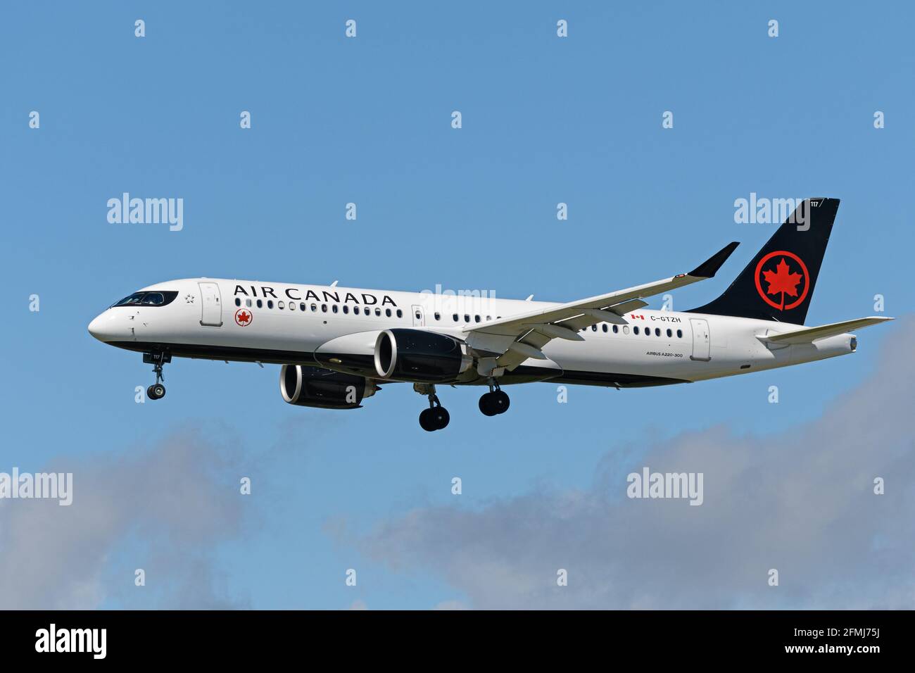 Richmond, British Columbia, Canada. 7th May, 2021. An Air Canada Airbus ...