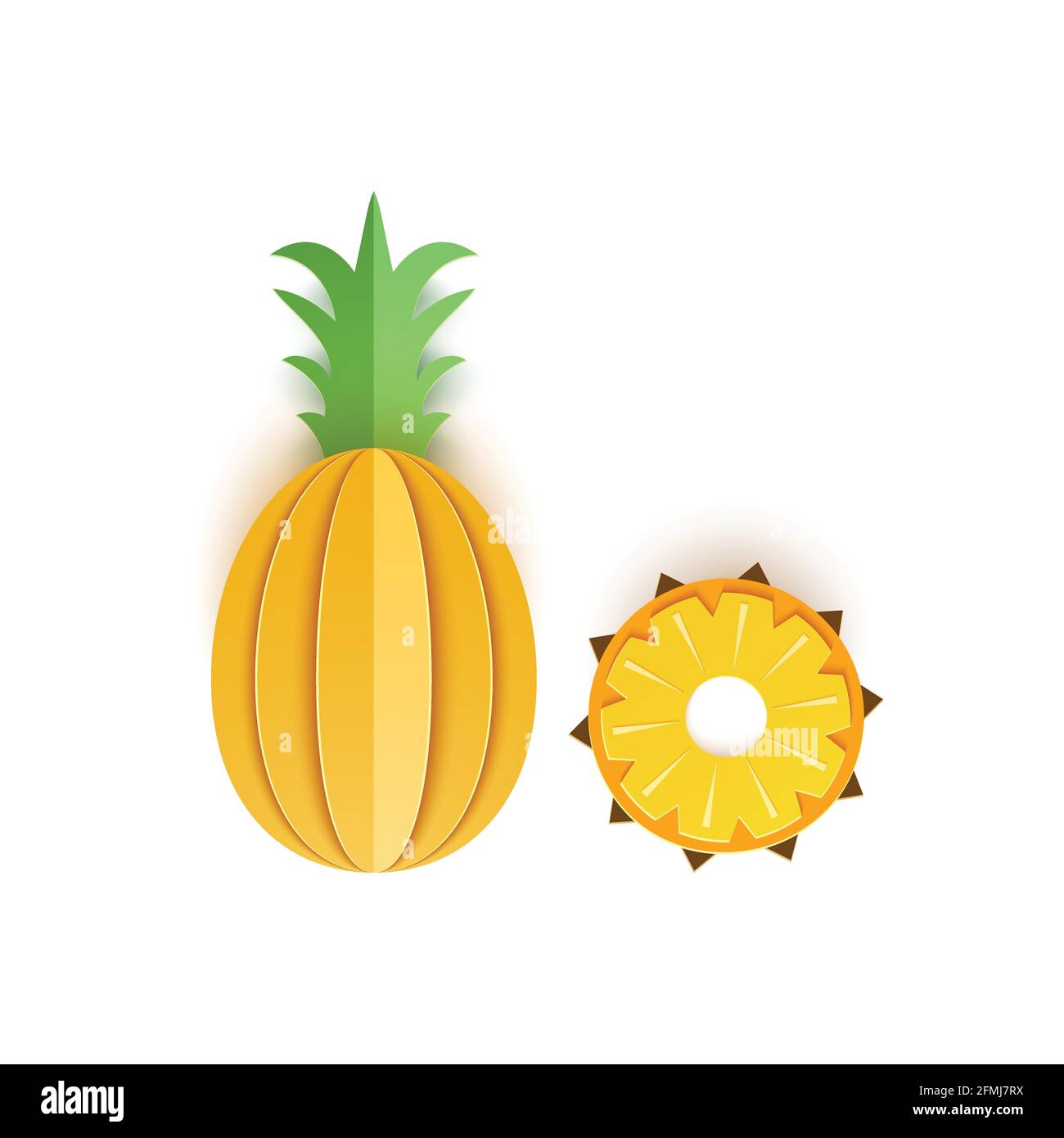 Pineapple Slice Silhouette