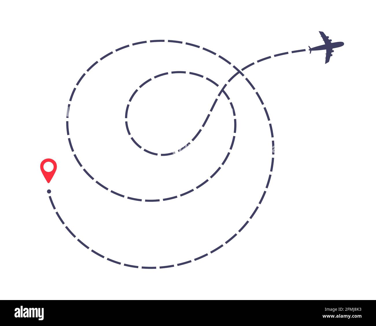Airport loop trail Stock Vector Images - Alamy