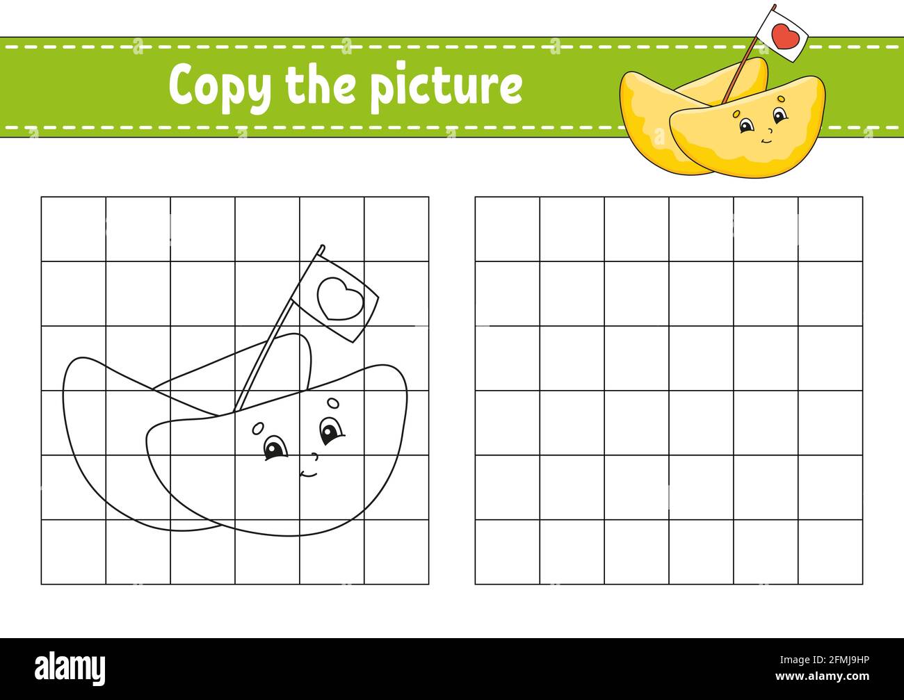 Copy the picture. Coloring book pages for kids. Education developing ...