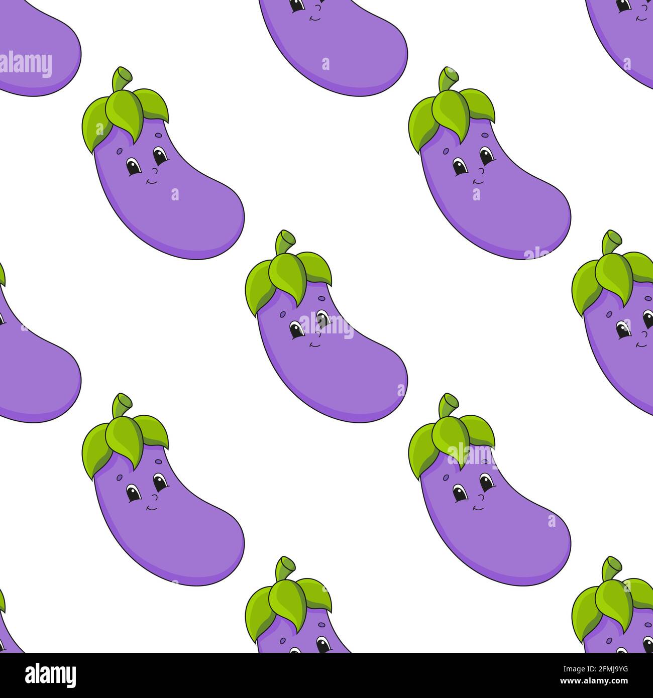 Colored seamless pattern. Cartoon style. Hand drawn. Vector ...