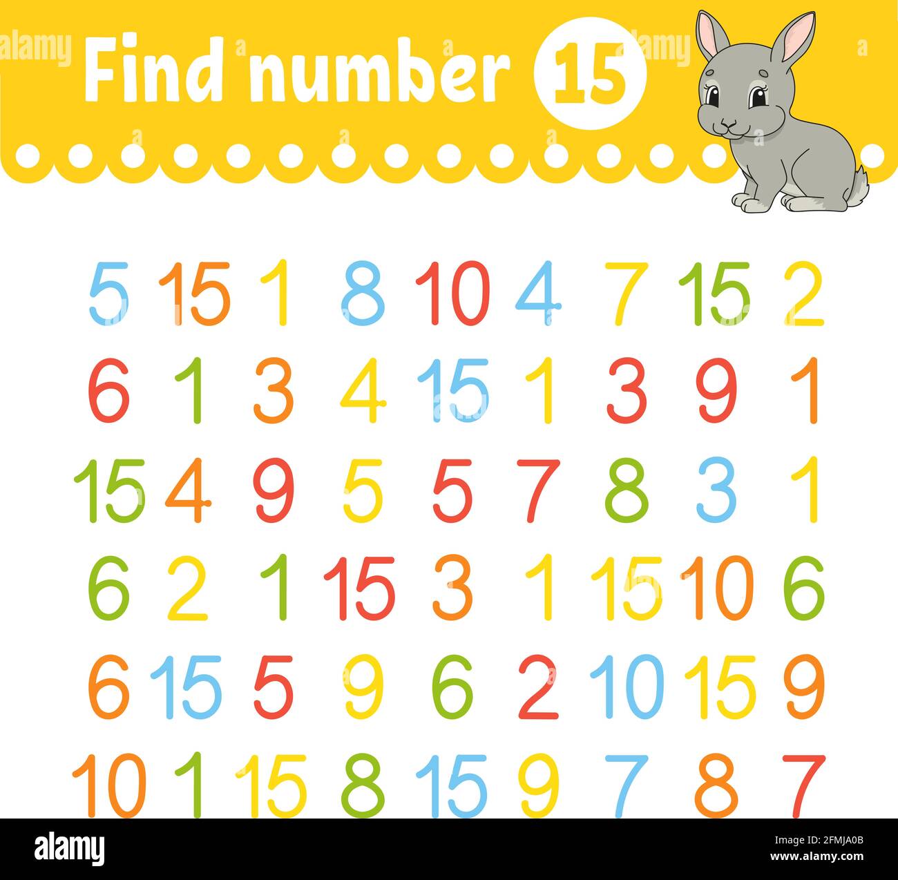 Find number. Education developing worksheet. Activity page with ...