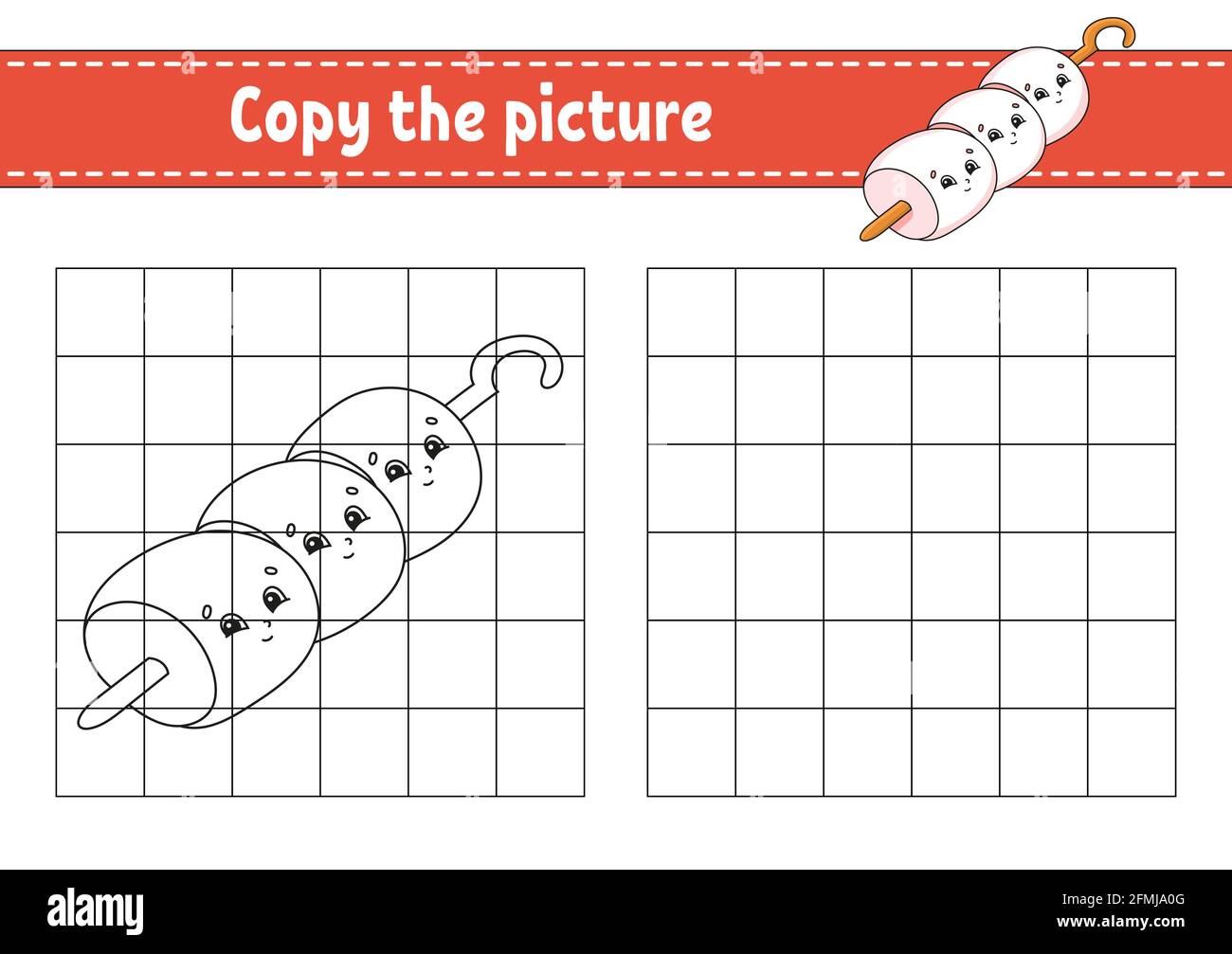 Copy the picture. Coloring book pages for kids. Education developing ...