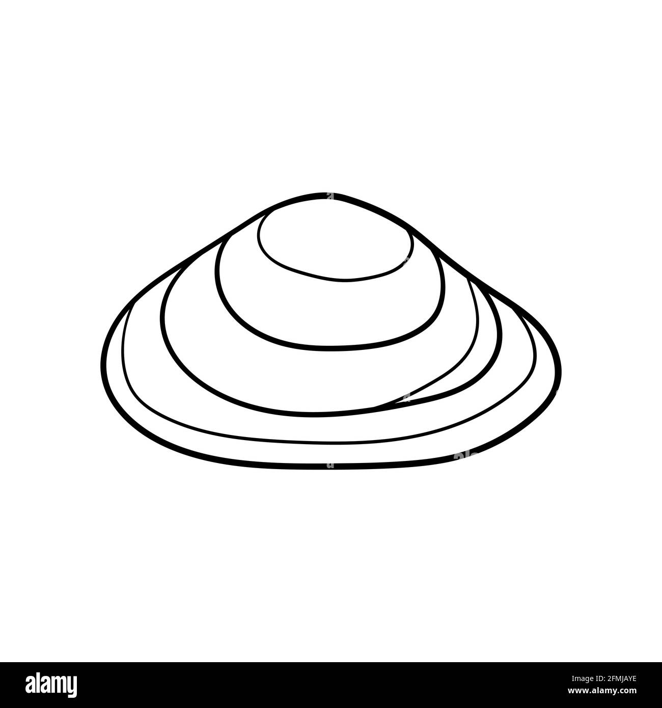 Clamshell shape Stock Vector Images - Alamy