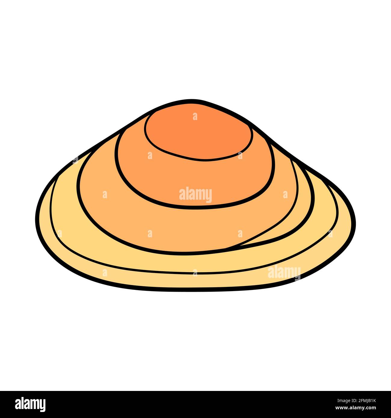 Clamshell seashell Stock Vector Images - Alamy