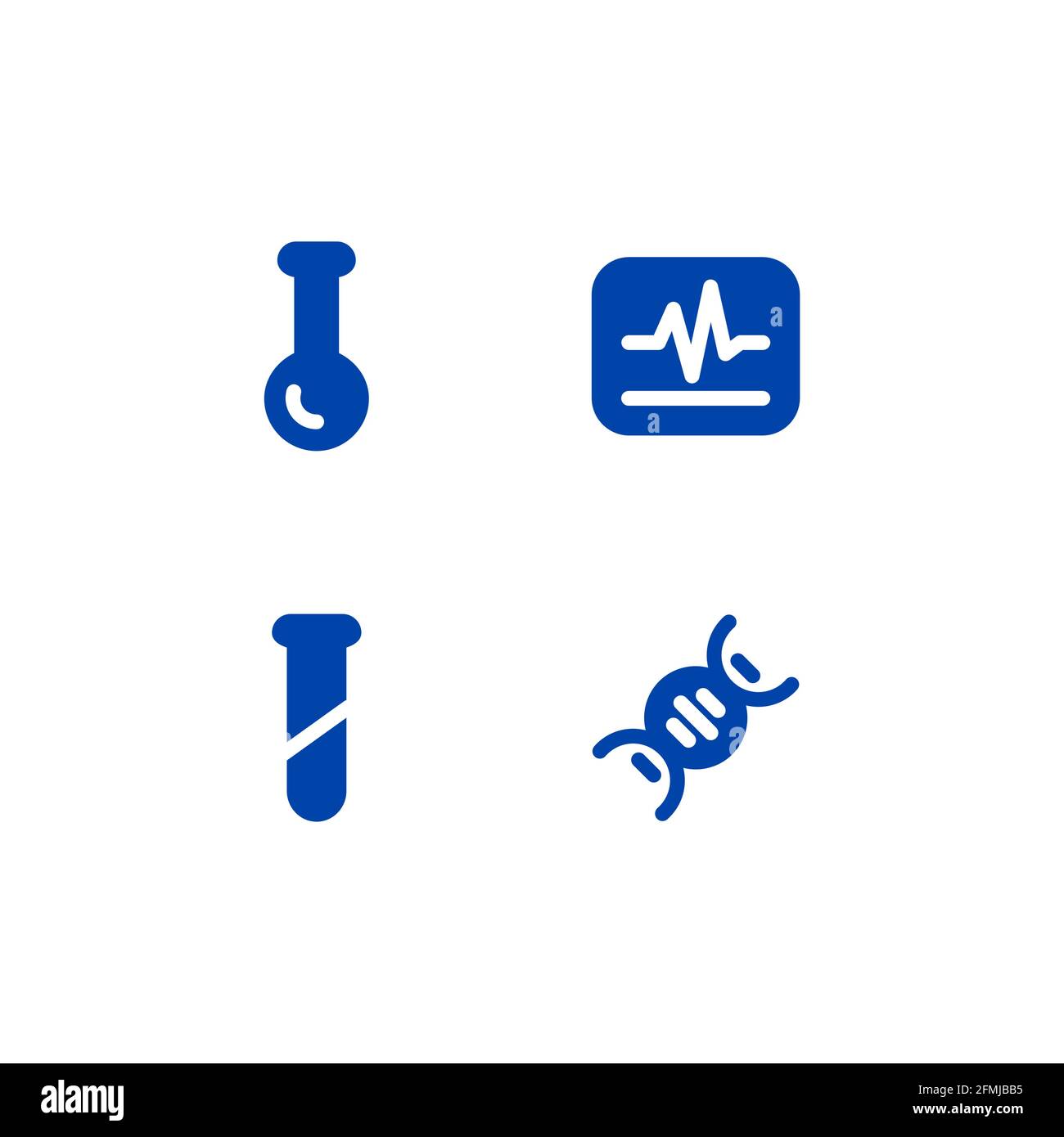 Simple Medical Laboratory Icon Set Illustration Design Template with ...