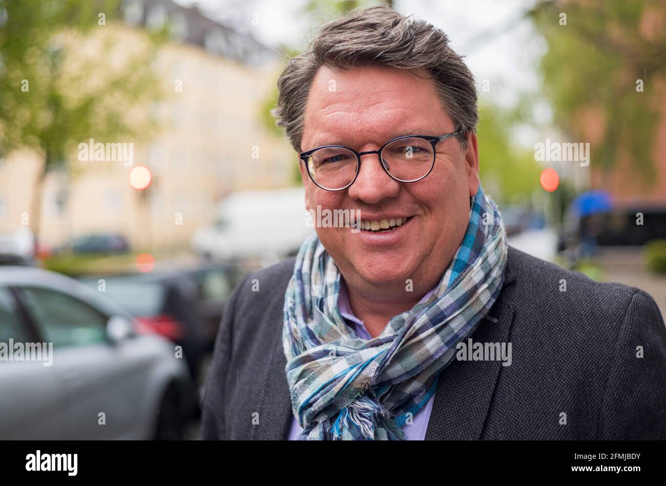 Munich, Germany. 06th May, 2021. The cabaret artist Helmut Schleich ...