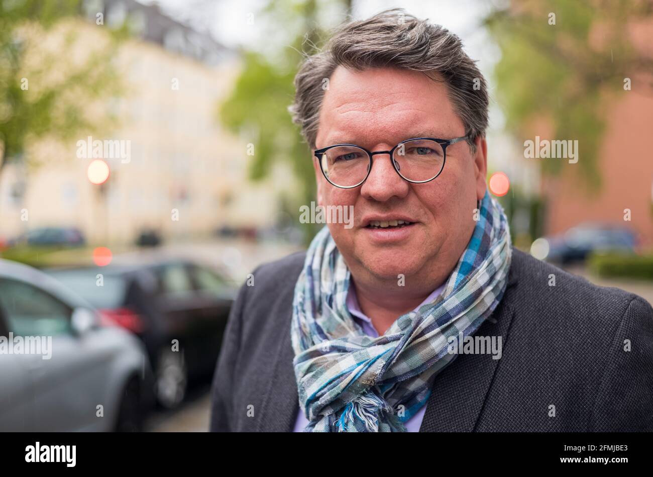Munich, Germany. 06th May, 2021. The cabaret artist Helmut Schleich ...