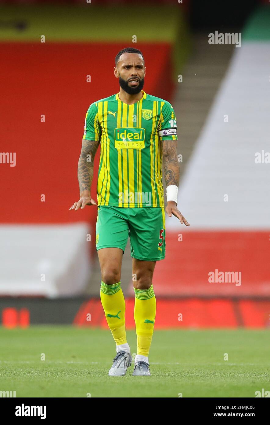 London, England, 9th May 2021. Kyle Bartley of West Bromwich Albion ...