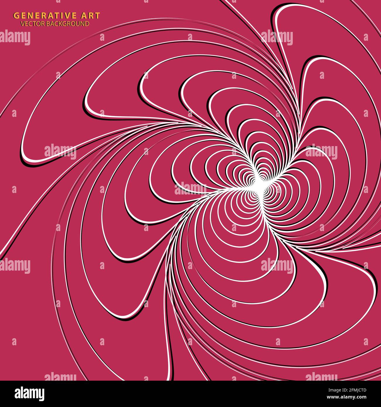 Generative art abstract colorful background vector template with ...