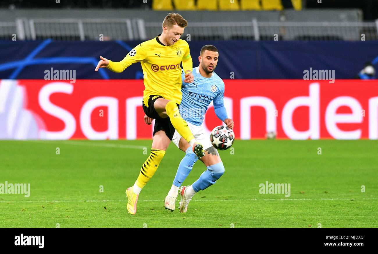 UEFA Champions League,quarter-final second leg, Signal Iduna Park ...