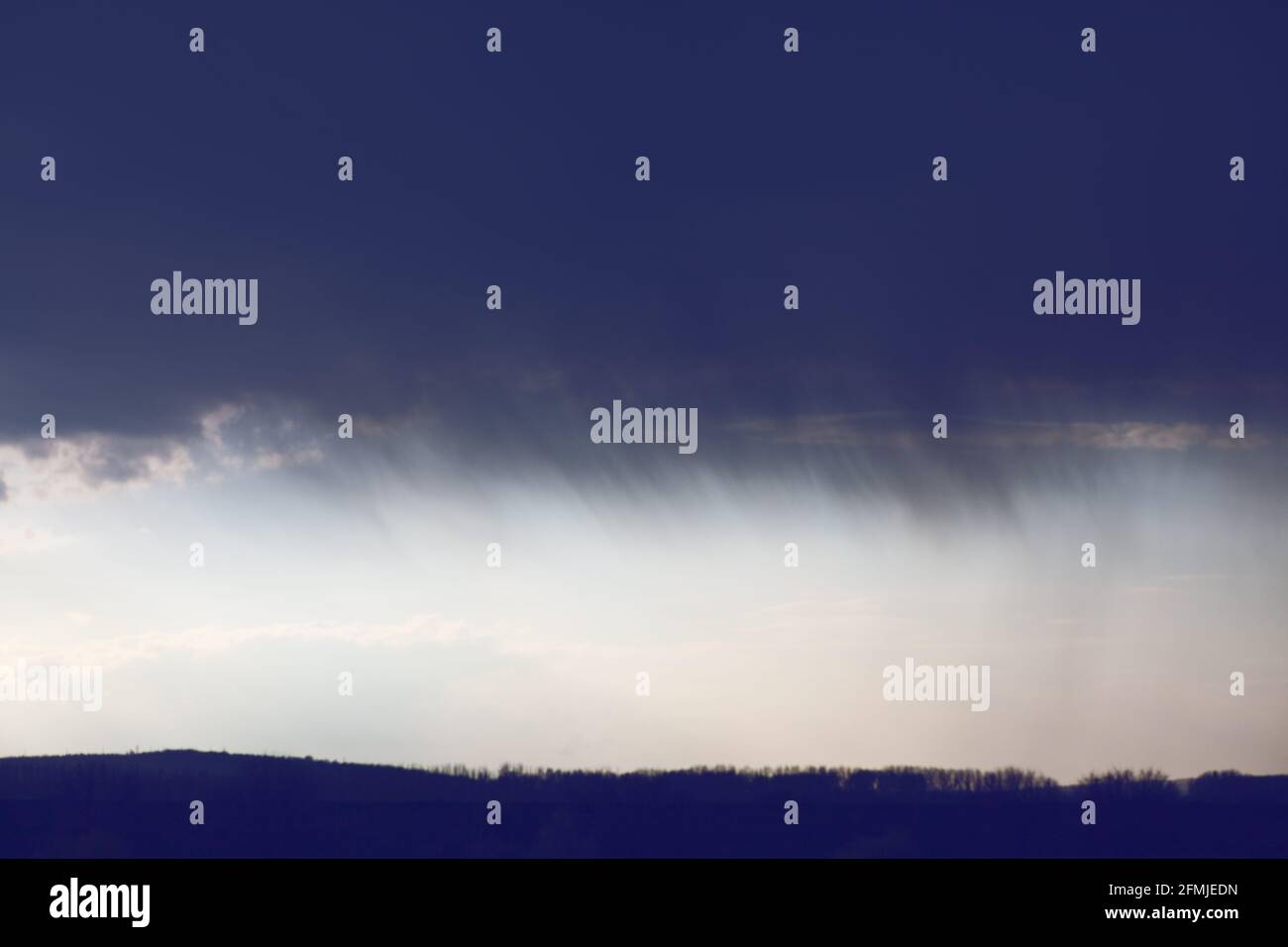 Dark clouds with gale . Stormy weather with dramatic sky Stock Photo ...