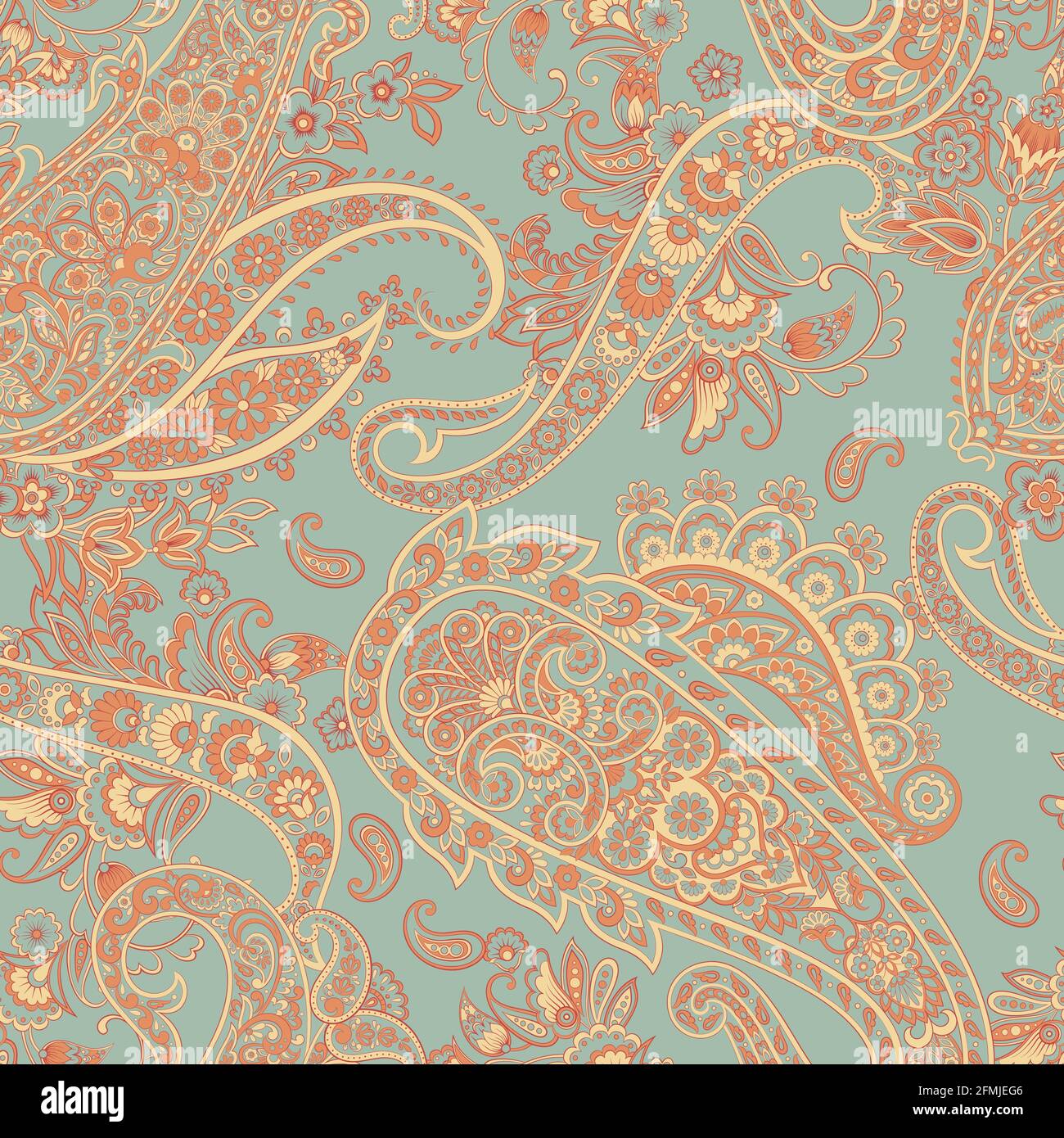 Kashmir plant Stock Vector Images - Alamy