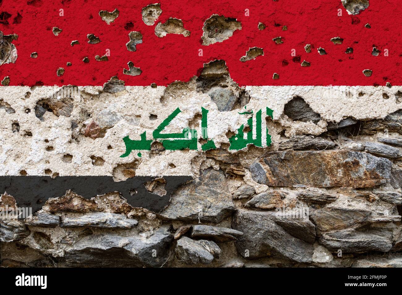 Old iraq flag hi-res stock photography and images - Alamy