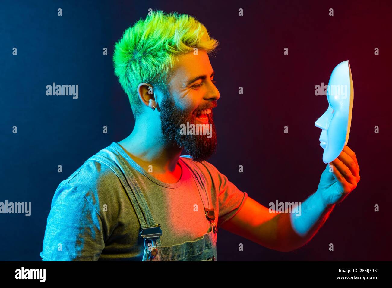 Faking happiness hi-res stock photography and images - Alamy