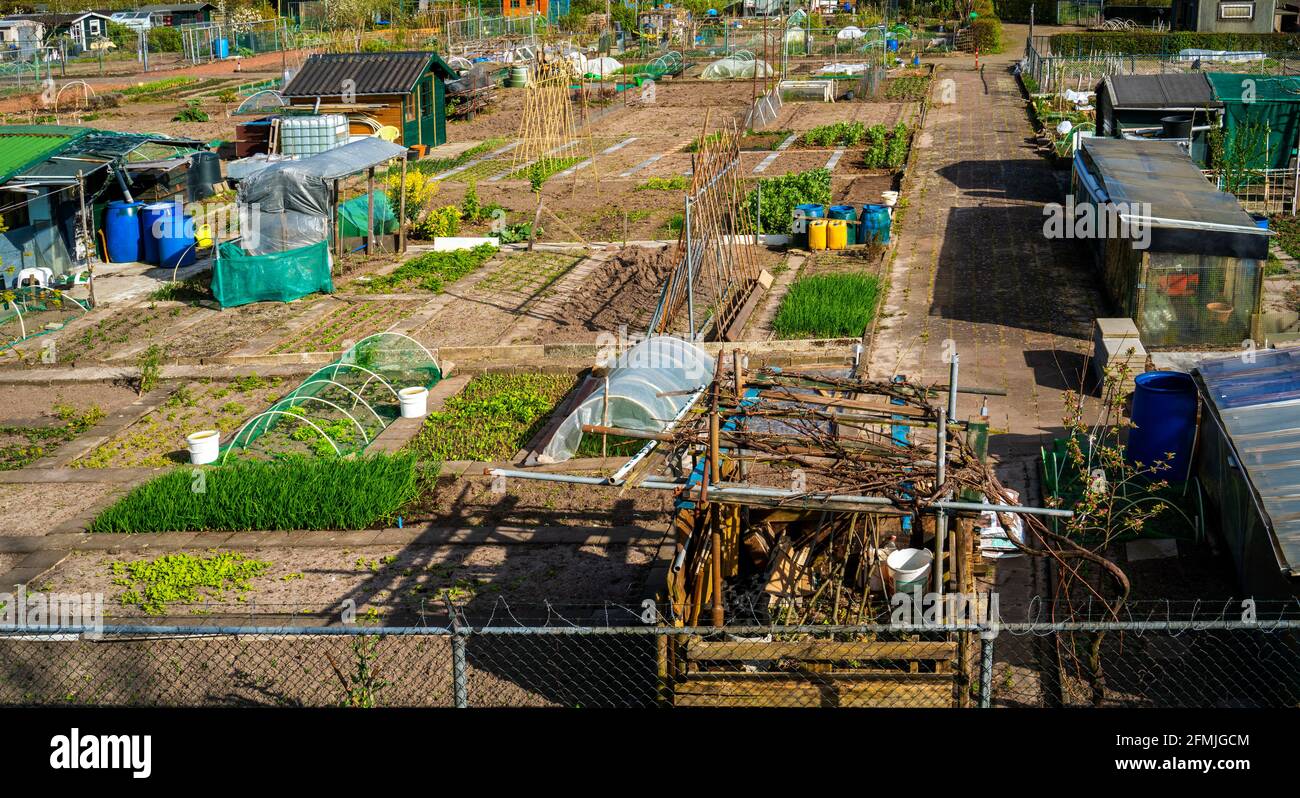 Allotment overview allotments overview hi-res stock photography and ...