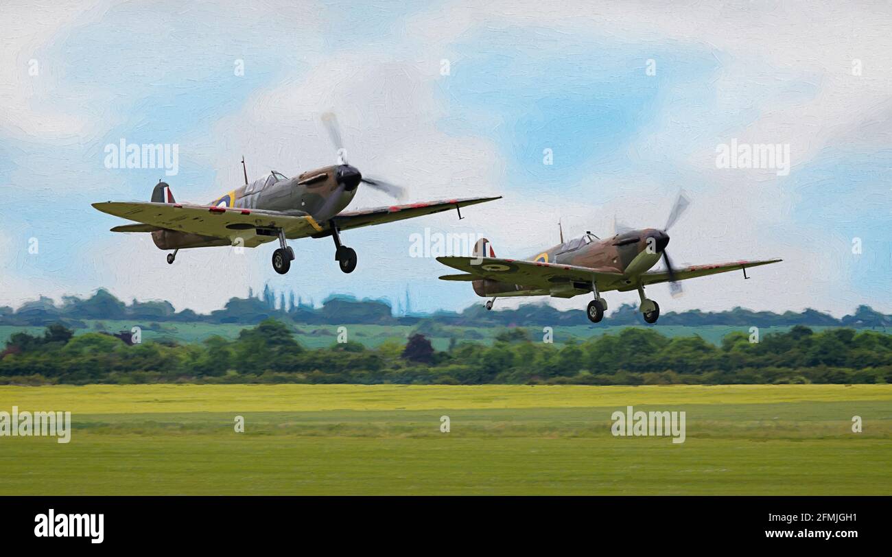 Supermarine spitfires britain hi-res stock photography and images - Alamy