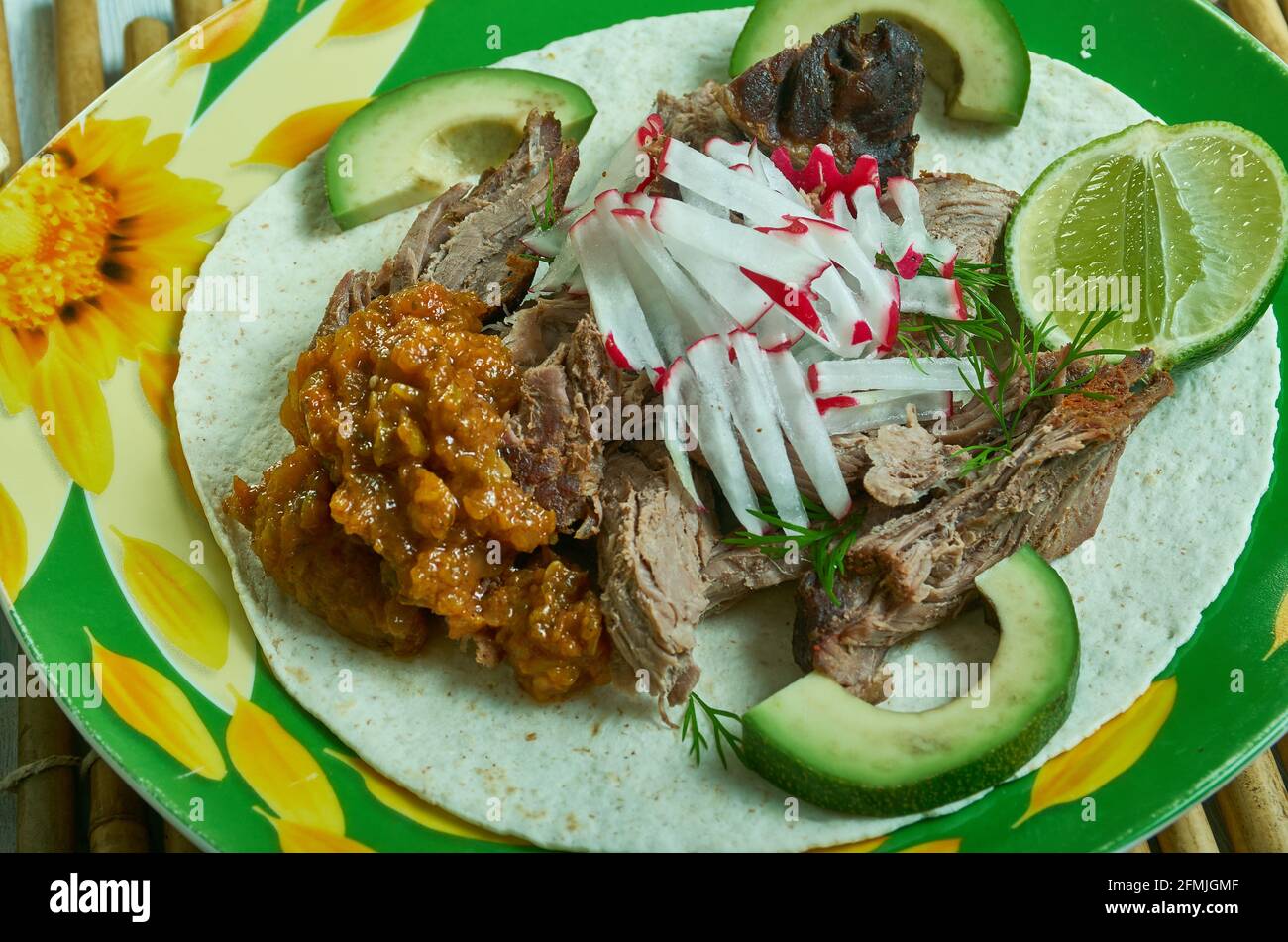Suadero - Mexican cuisine, is a thin cut of meat Stock Photo - Alamy