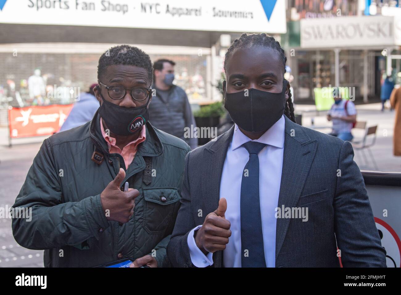 New York, United States. 09th May, 2021. William Allen and Edwin ...