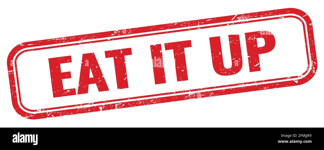 Eat it up stamp hi-res stock photography and images - Alamy