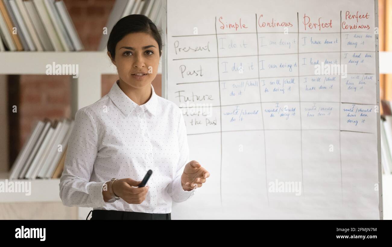Indian college teacher hi-res stock photography and images - Alamy