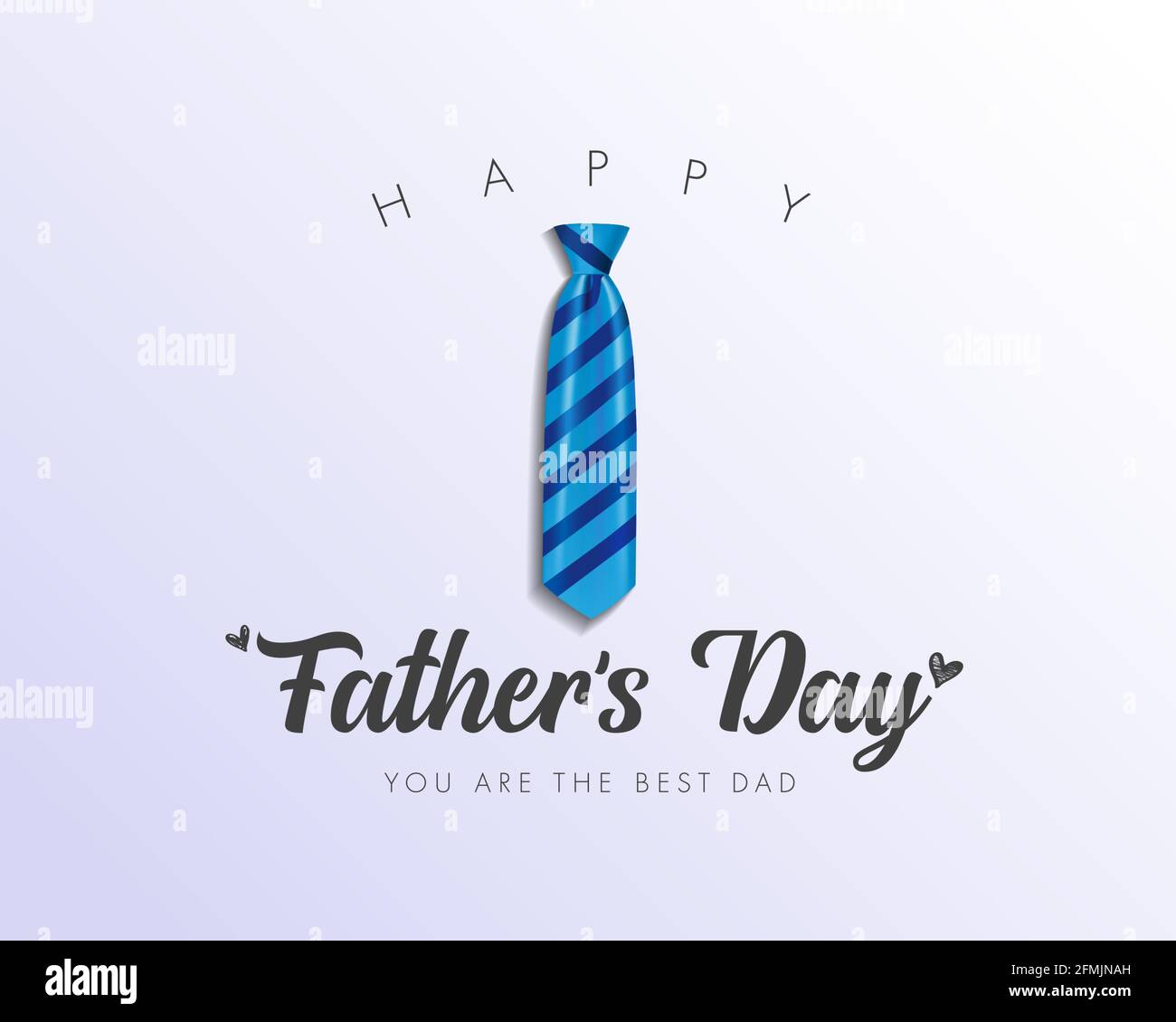Happy father's day blue, black and white colors postcard. Happy Fathers ...