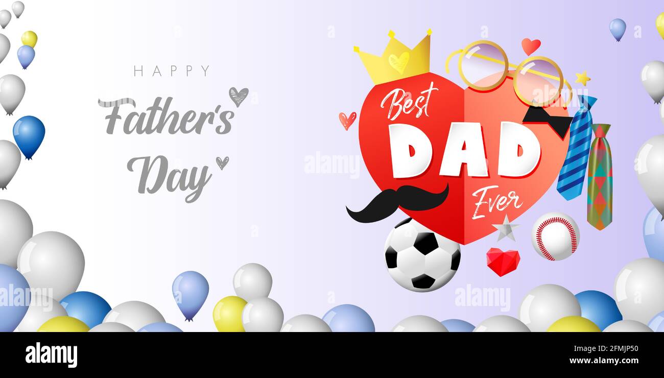 Happy father's day colorful postcard. Happy Fathers Day creative ...