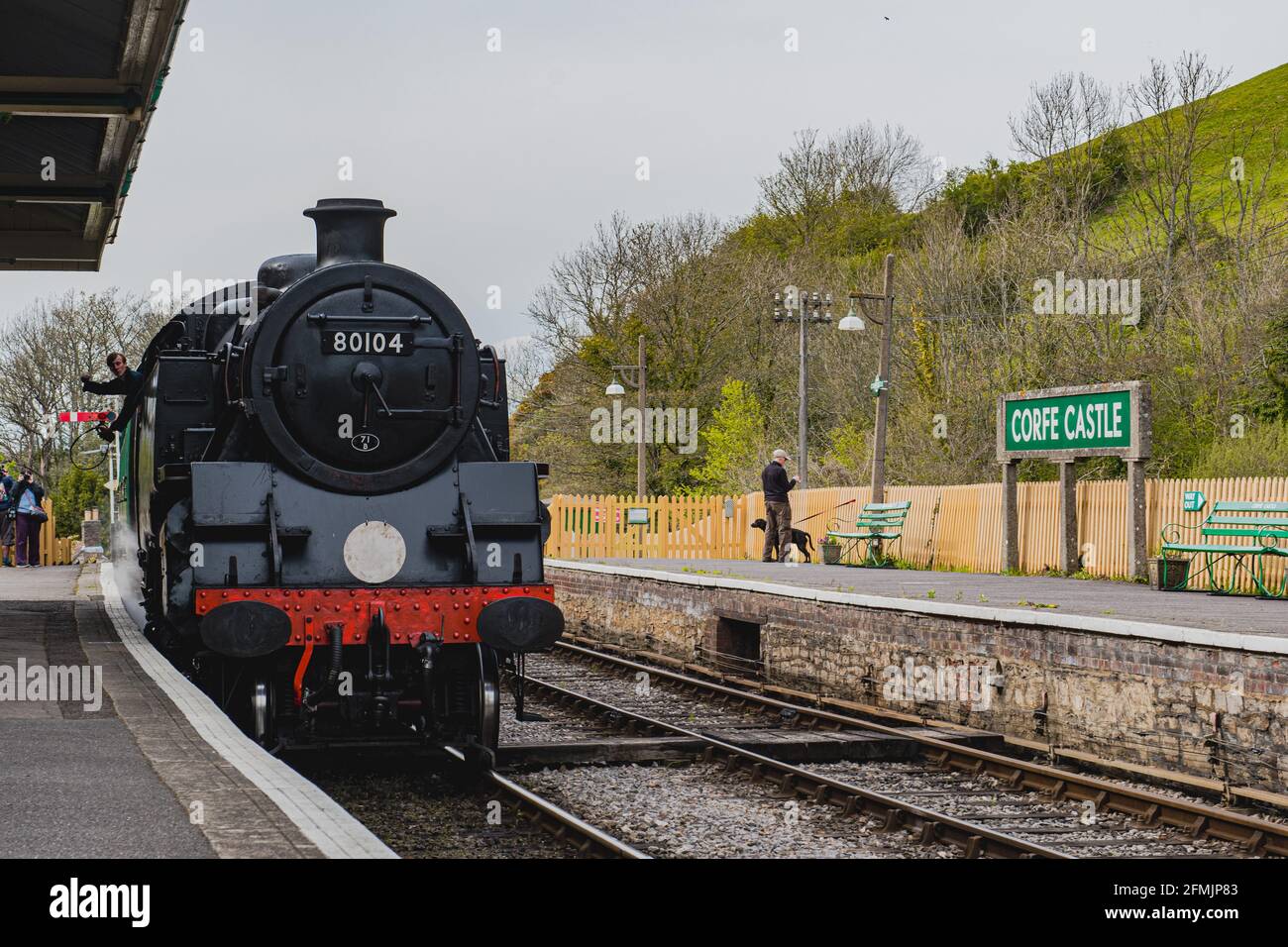 Corfe Castle Railway Station High Resolution Stock Photography and ...