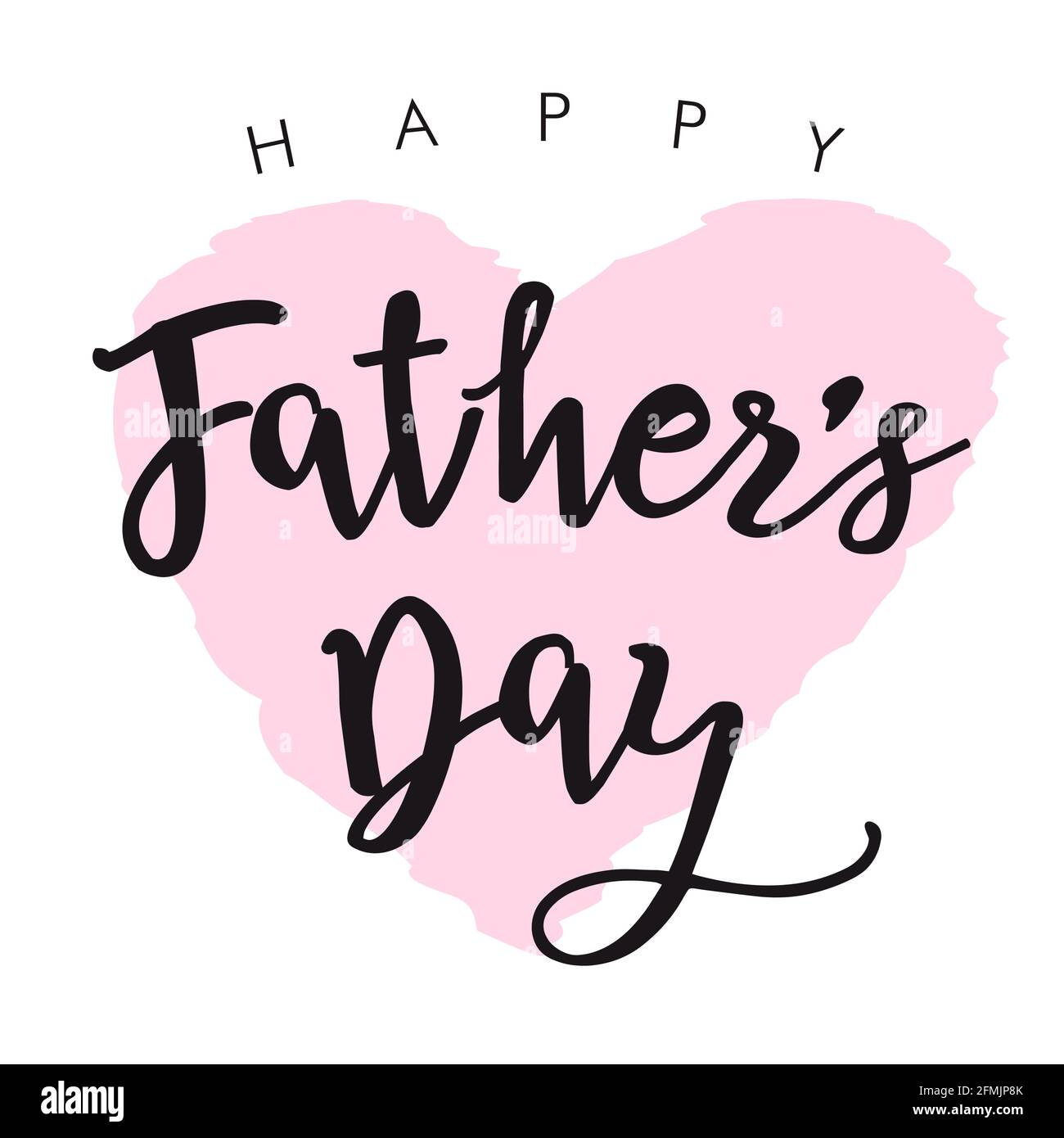 Happy father's day white and pink colored postcard. Happy Fathers Day ...