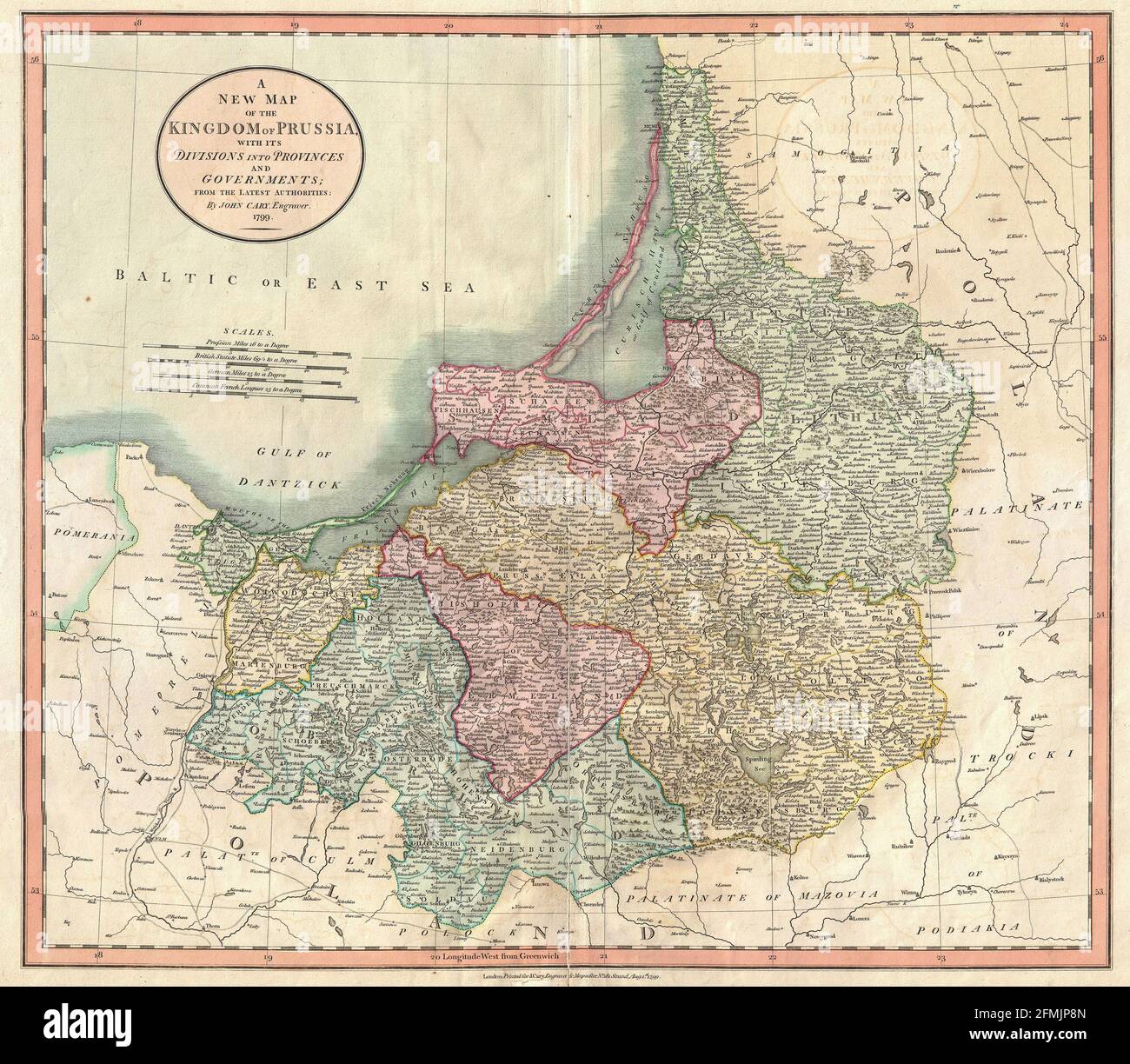 Historical lithuania map hi-res stock photography and images - Alamy