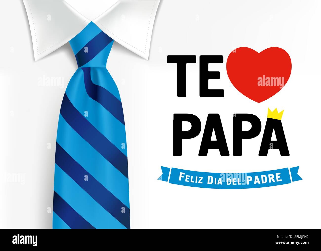 Te amo Papa, Feliz dia del padre Spanish typography, translate - I love ...